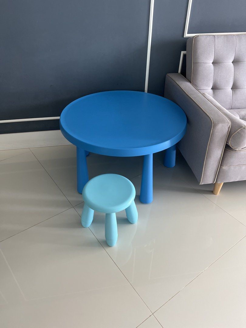 Ikea Kids Table and Stool, Babies & Kids, Baby Nursery & Kids Furniture ...