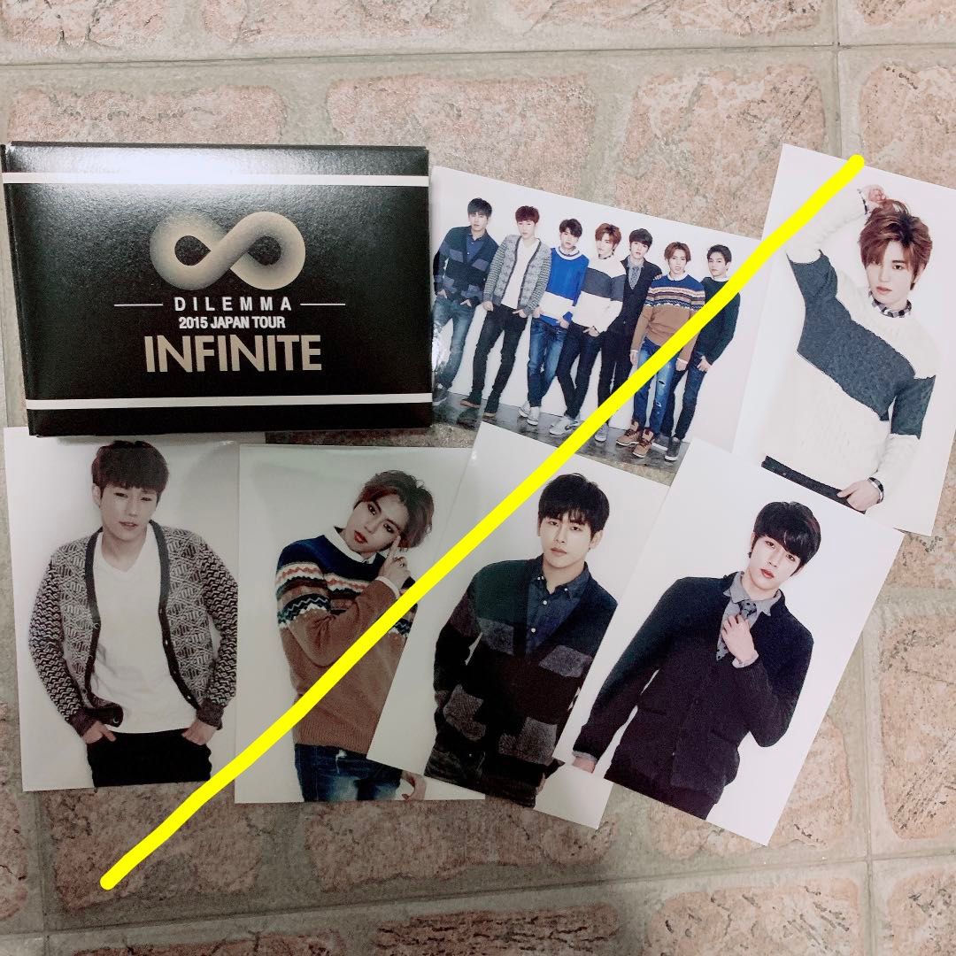 INFINITE Official Merchandise - Dilemma Japan Tour Clear File, Hobbies ...