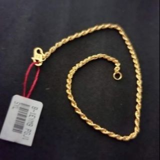 INSTOCK 916 GOLD BRACELET RANTAI TANGAN PULUT DAKAP, Women's Fashion ...