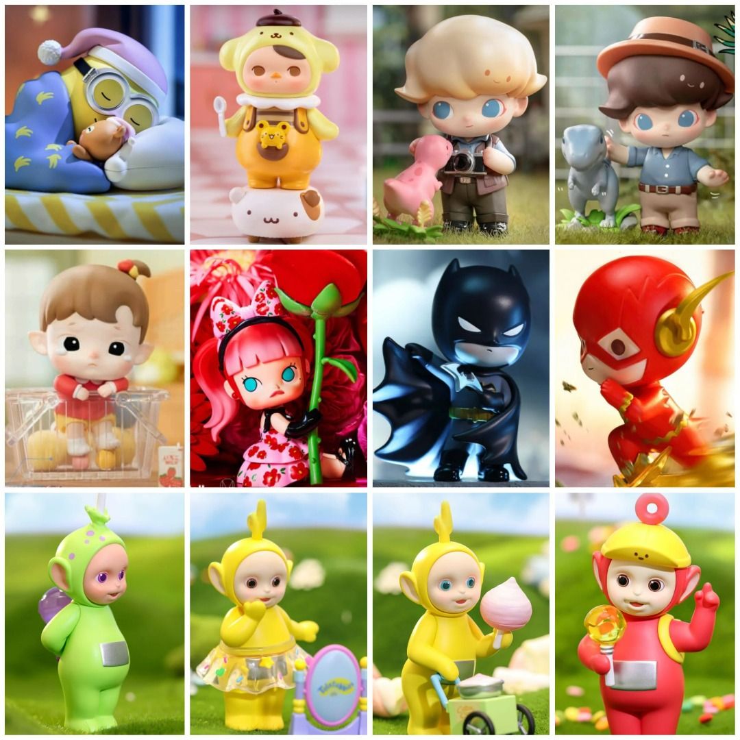 (Instocks) Popmart Molly Red Rose Fiery Heart/Sunflower/Teletubbies ...