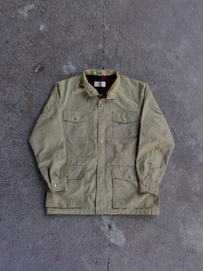 Japanese nylon chore jacket wool liner, Men's Fashion, Coats, Jackets ...