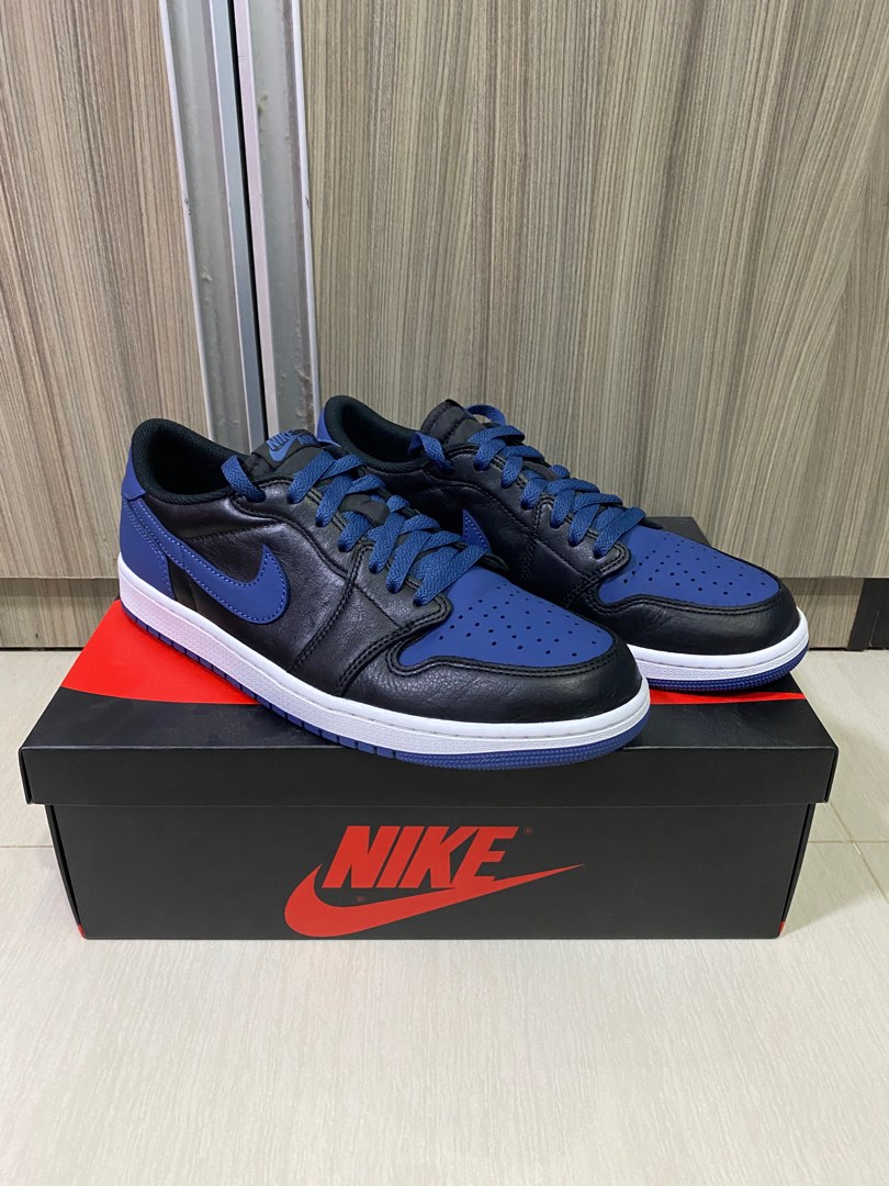 Jordan 1 Low OG Mystic Blue, Men's Fashion, Footwear, Sneakers on Carousell