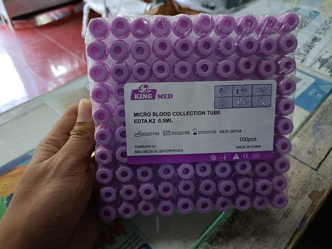 K2 edta 0.5ml micro blood collection tube, Health & Nutrition ...