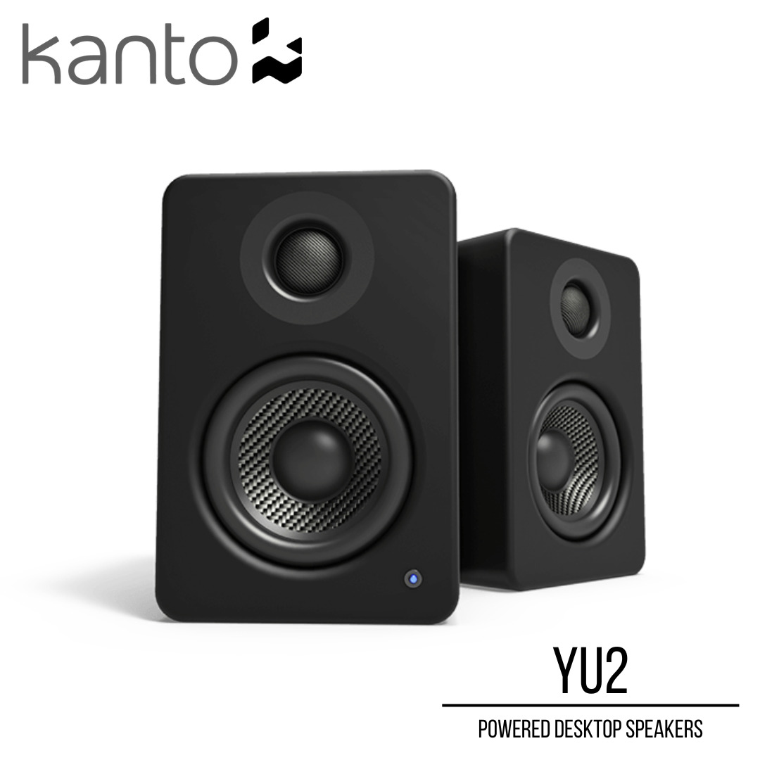 Kanto YU2 Powered Desktop Speakers - Pair (Black/White), Audio, Soundbars, Speakers & Amplifiers ...