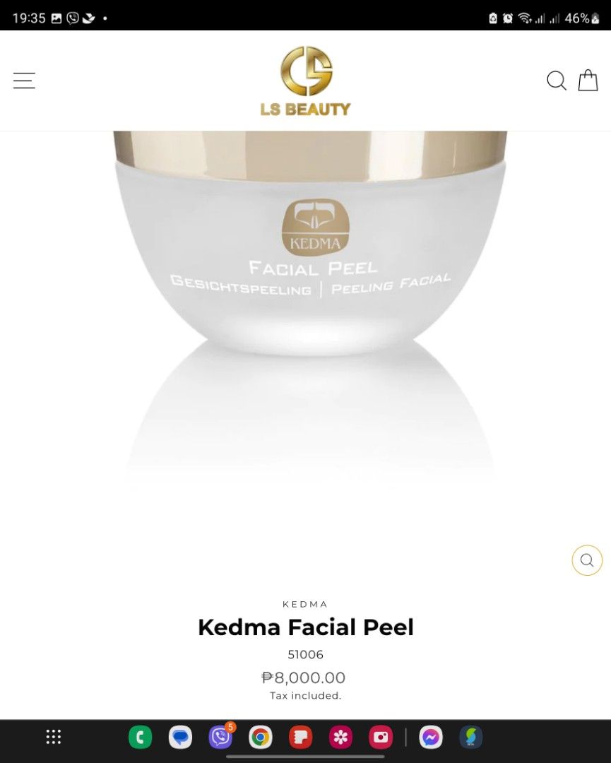 Kedma Facial Peel 50ml, Beauty & Personal Care, Face, Face Care on ...