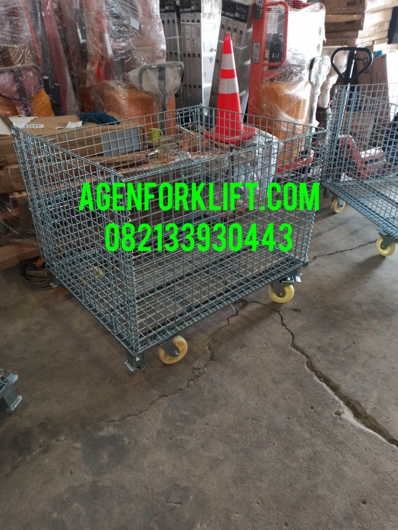 Keranjang Besi Lipat // Pallet Mesh, Serba Serbi, Others di Carousell