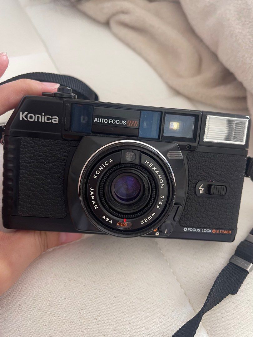 Konica C35 MF Film Camera, Photography, Cameras on Carousell