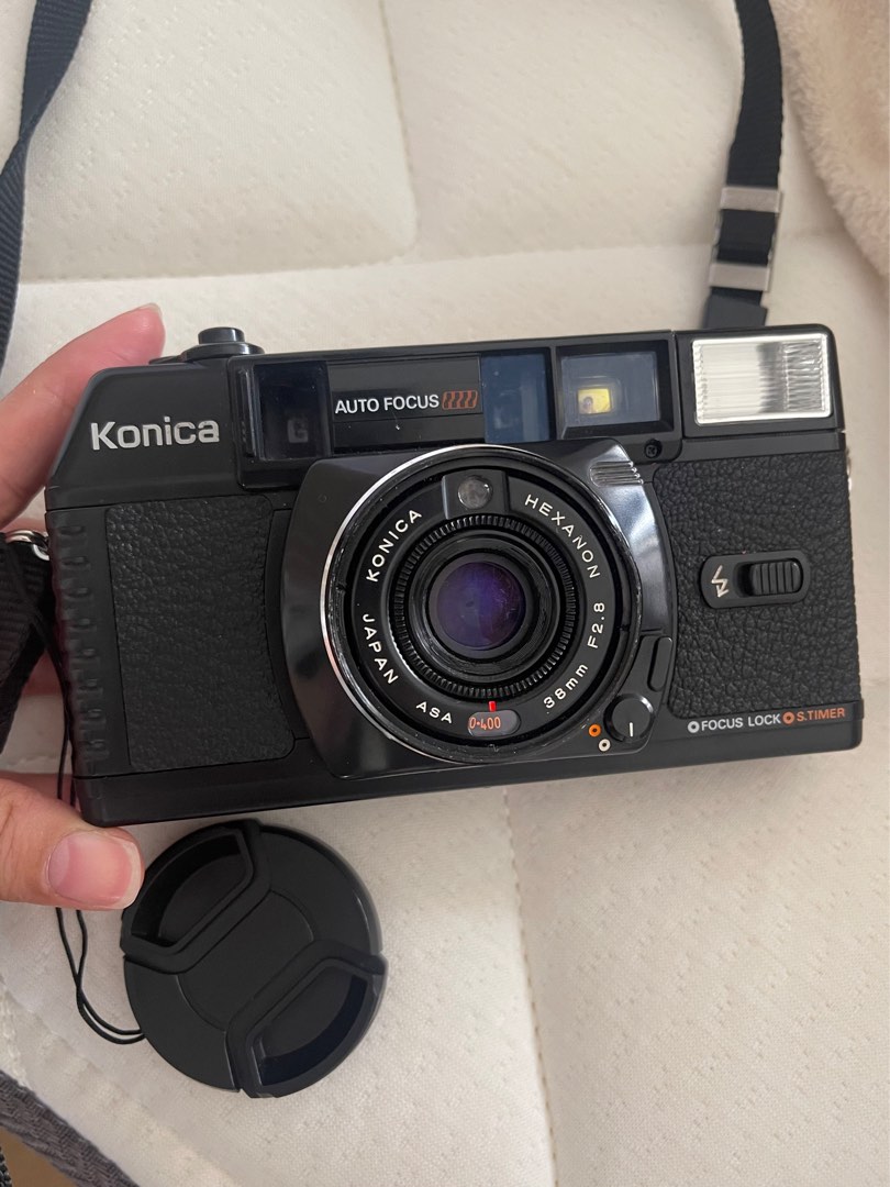 Konica C35 MF Film Camera, Photography, Cameras on Carousell