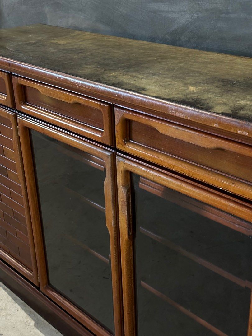 large rustic farmhouse credenza/media console, Furniture & Home Living ...