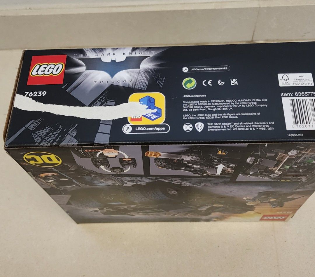 Lego 76329 Batmobile Tumbler: Scarecrow Showdown, Hobbies & Toys, Toys ...