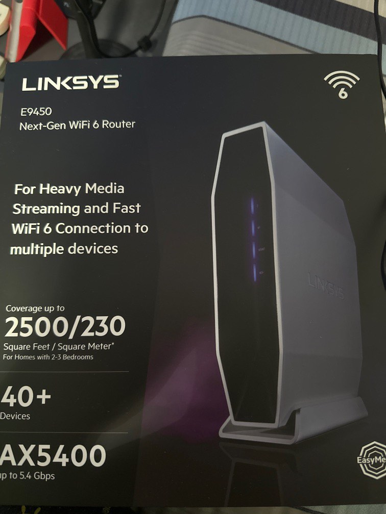 Linksys AX5400 Wifi 6 Router, Computers & Tech, Parts & Accessories, Networking on Carousell