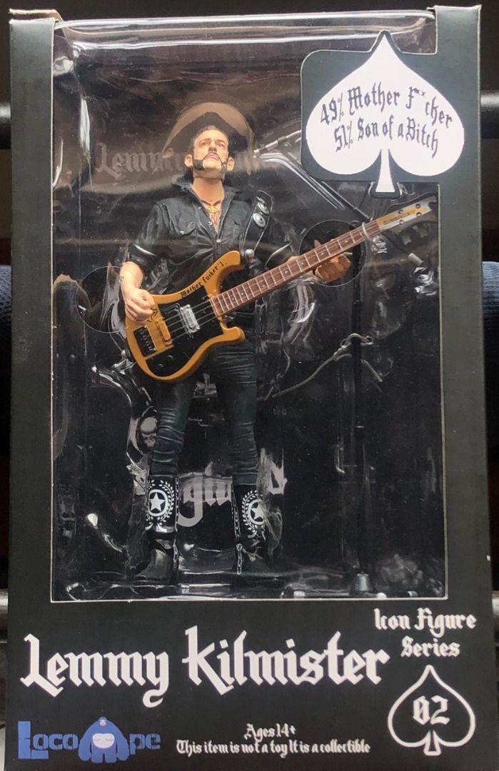 Locoape Motorhead Lemmy Kilmister Action Figure, Hobbies & Toys, Toys ...