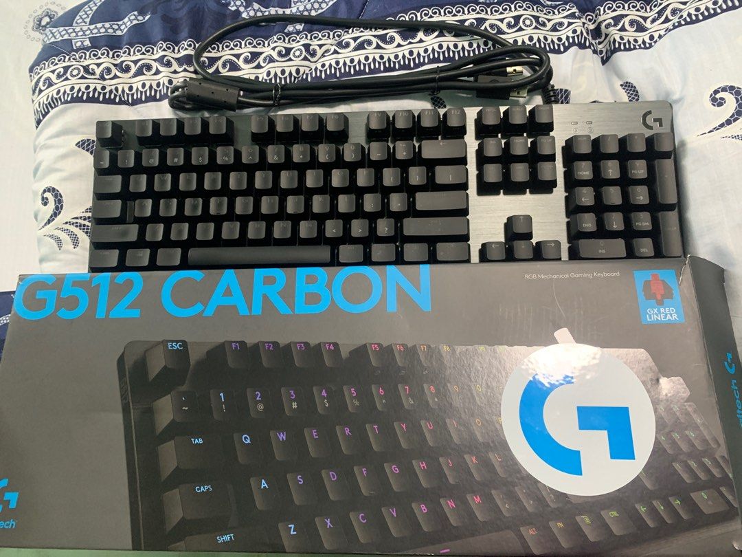 Logitech G512 Carbon (GX Red Linear switches), Computers & Tech, Parts ...