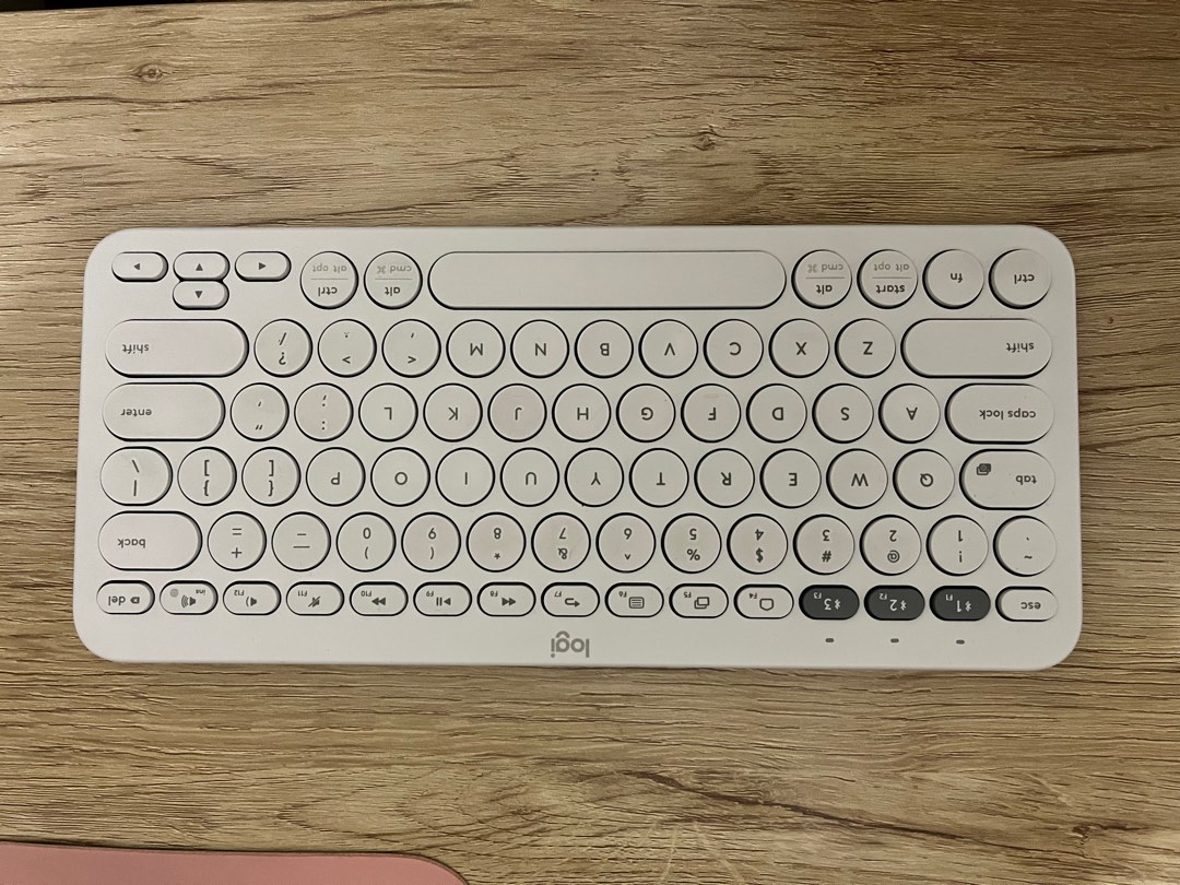 Logitech K380 Keyboard in White, Computers & Tech, Parts & Accessories ...