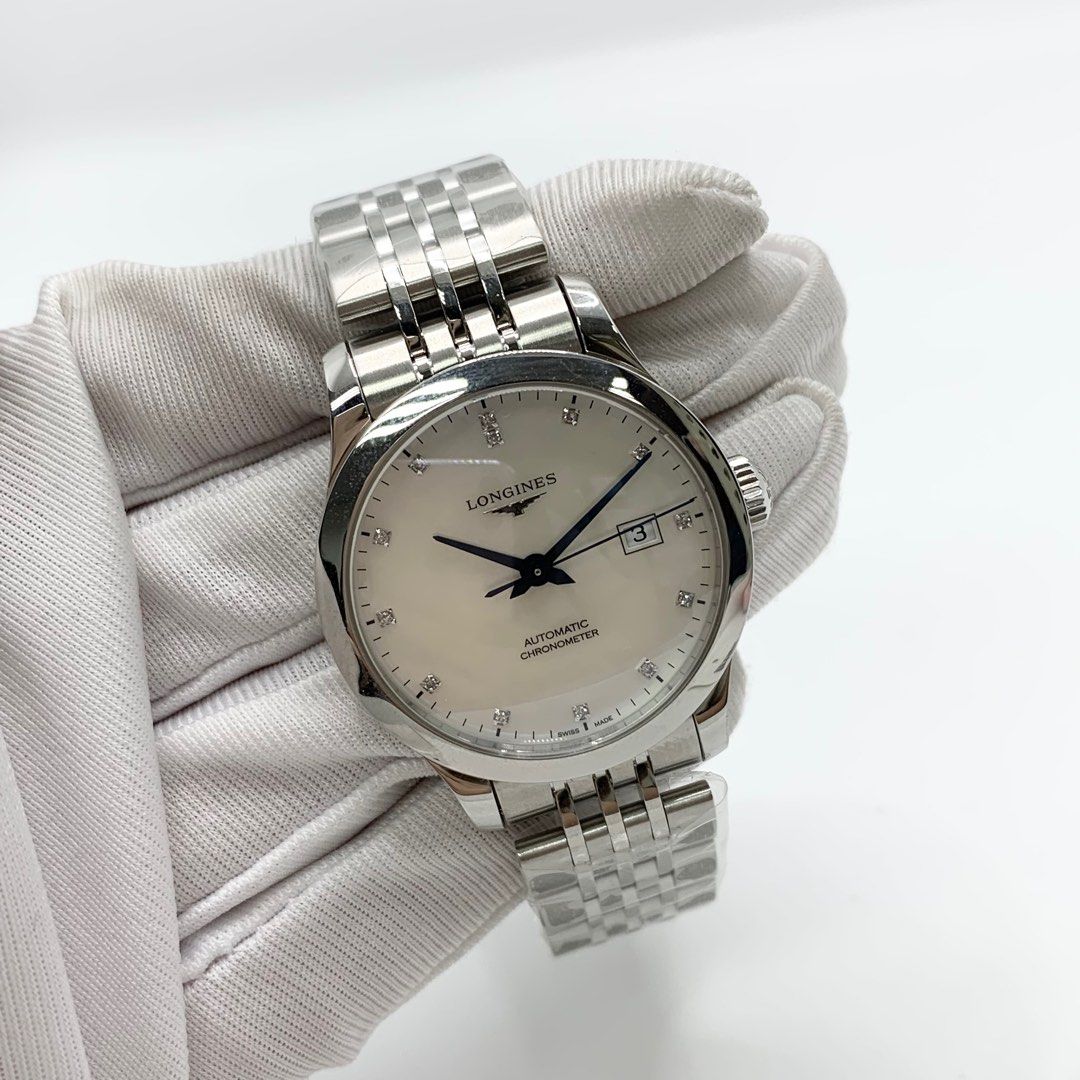 LONGINES L2.321.4.87.6 RECORD AUTOMATIC FULLSET (2018) 227032610 ...