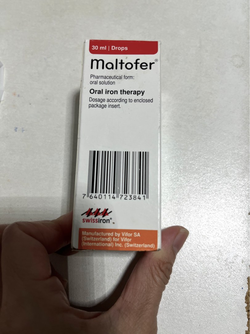 Maltofer oral iron therapy, Health & Nutrition, Health Supplements ...