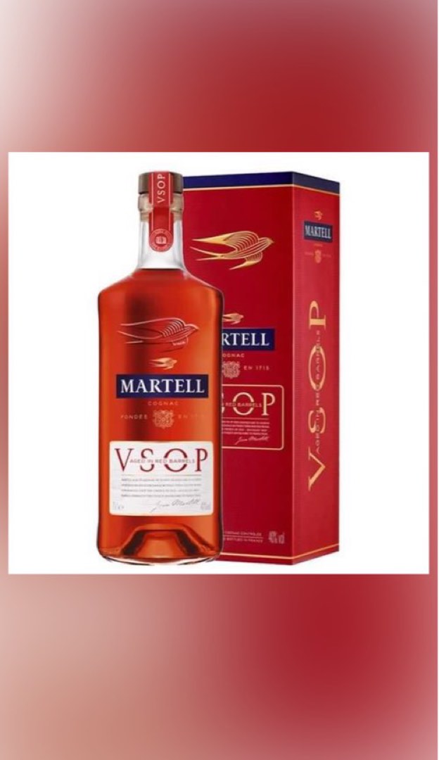 Martell Vsop, Food & Drinks, Alcoholic Beverages on Carousell