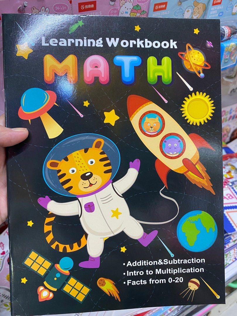 Math Learning Book with stickers, Hobbies & Toys, Books & Magazines ...