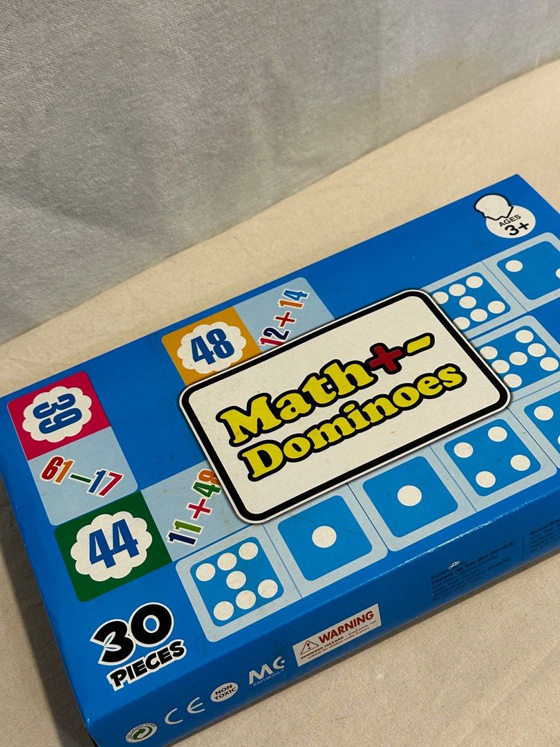 Math Plus Minus Dominoes Card Game, Hobbies & Toys, Toys & Games on ...