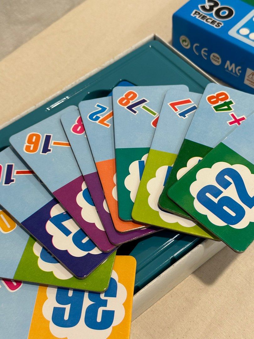 Math Plus Minus Dominoes Card Game, Hobbies & Toys, Toys & Games on ...