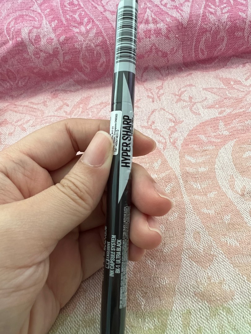 Maybelline Hyper Sharp Extreme Eyeliner, BK-1 Ultra Black 0.4g, Beauty ...