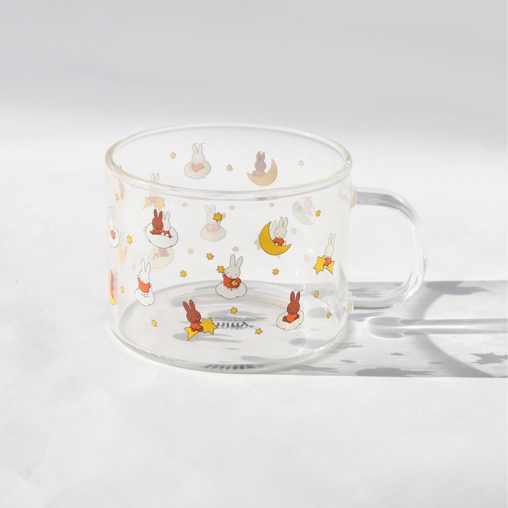 Miffy Glass Cup - Sky (From official store), Furniture & Home Living ...