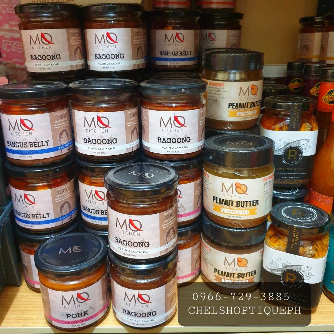 MQ KITCHEN BAGOONG bangus belly pork bagoong chili garlic plain bagoong ...