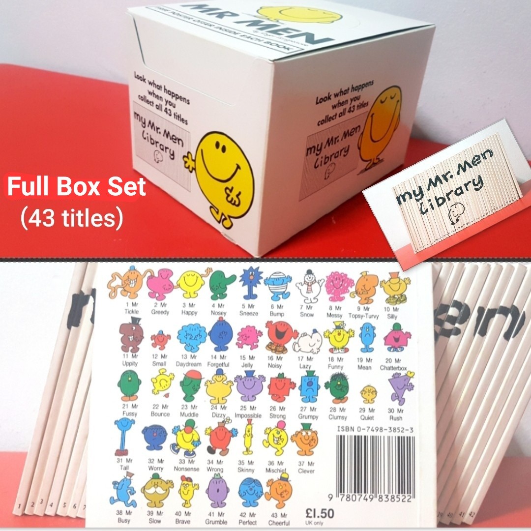 Mr Men box set 43 books, Hobbies & Toys, Books & Magazines, Children's ...