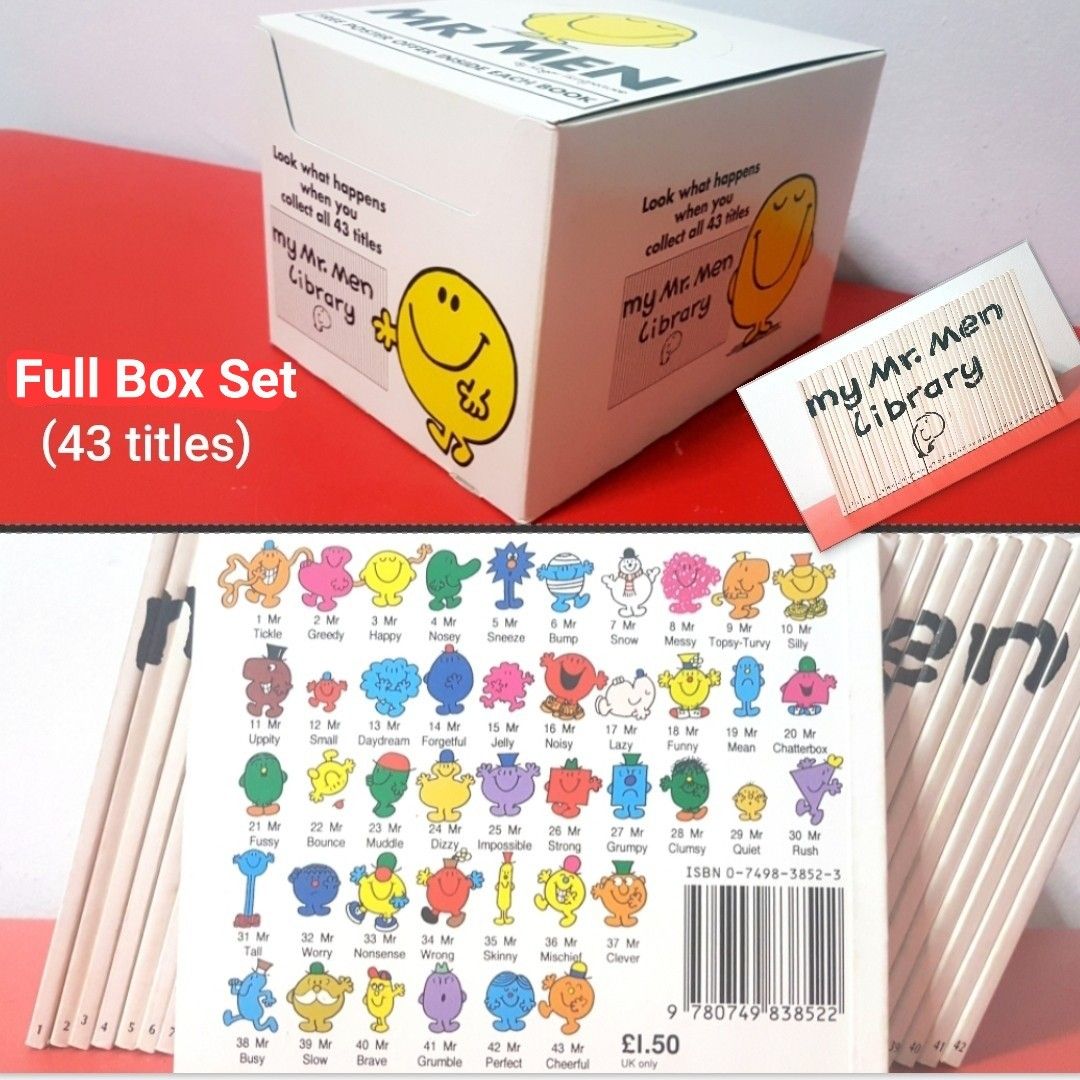 Mr Men box set 43 books, Hobbies & Toys, Books & Magazines, Children's ...