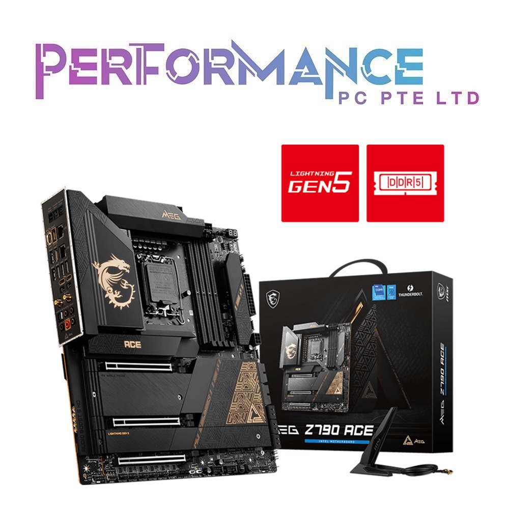MSI MEG Z790 Ace Gaming Motherboard (3 YEARS WARRANTY BY CORBELL ...