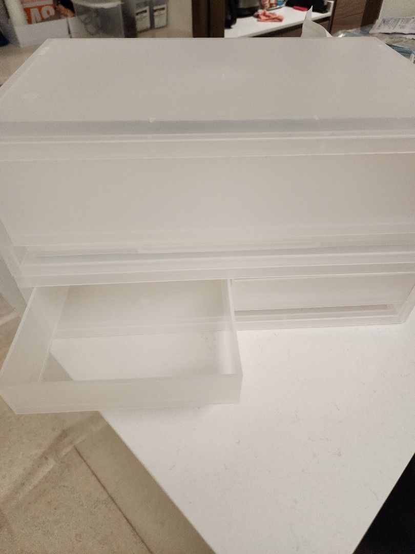 Muji Stackable Storage Box, Furniture & Home Living, Home Improvement ...