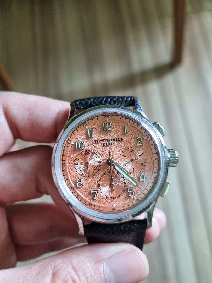 Mysterious code chronograph watch, Luxury, Watches on Carousell