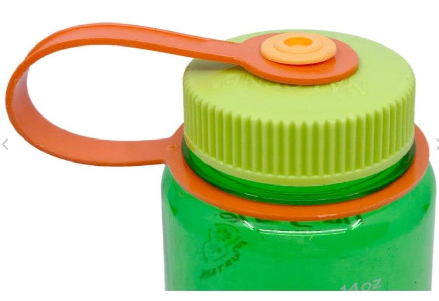 Nalgene 470 ml (16oz) Wide Mouth Water Bottle Green Melon Ball Color ...