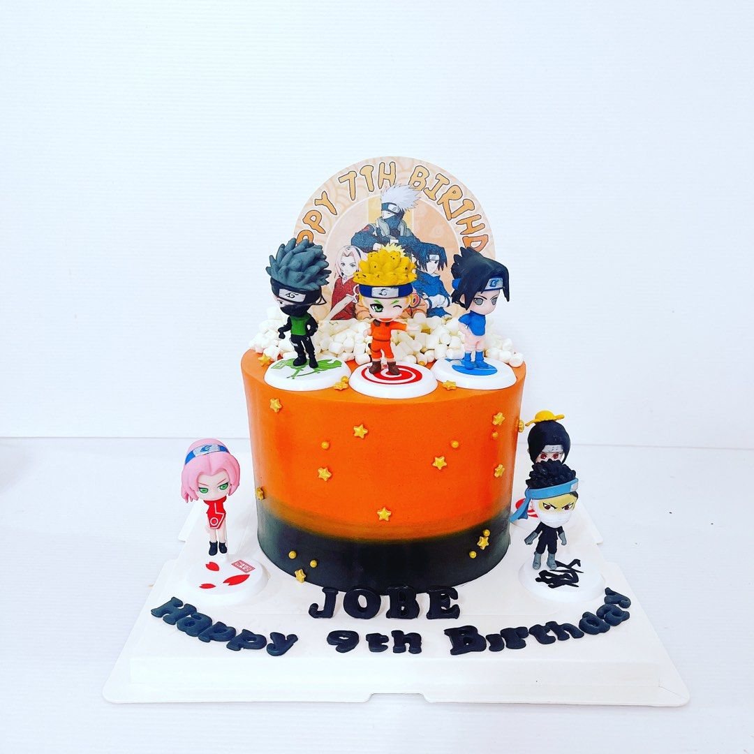 Naruto cake/ customcake/pinata cake/knock knock cake/money pulling cake ...