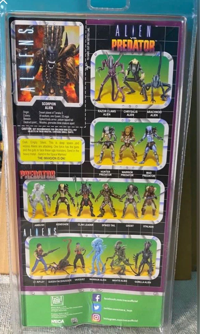 Neca Aliens xenomorph Albino Drone ($70) Aliens Genocide xenomorph ...
