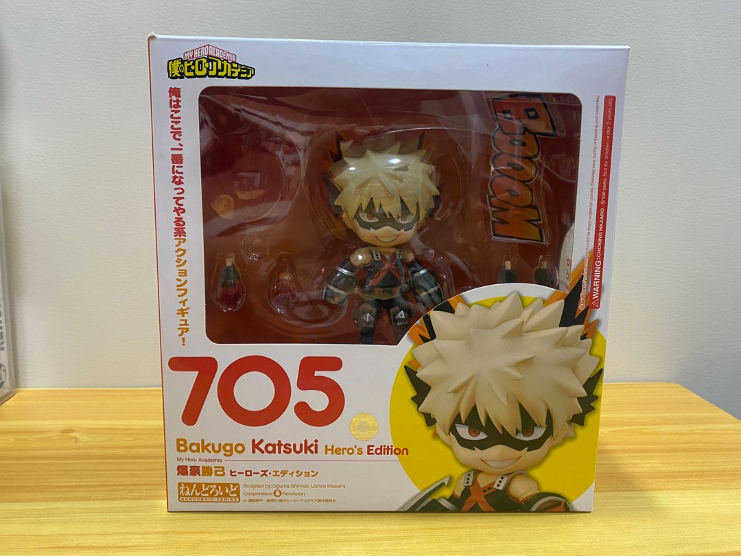 Nendoroid 705 - Bakugo Katsuki Hero’s Edition BIB, Hobbies & Toys, Toys ...