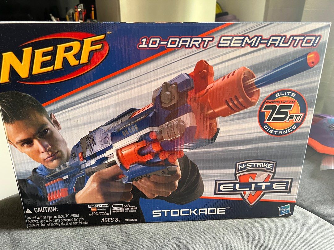 Nerf Gun semi auto, Hobbies & Toys, Toys & Games on Carousell