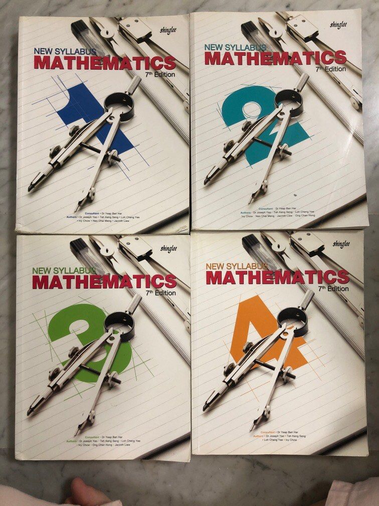 New Syllabus Mathematics textbook 7th Edition shinglee Sec 1-4, Hobbies ...