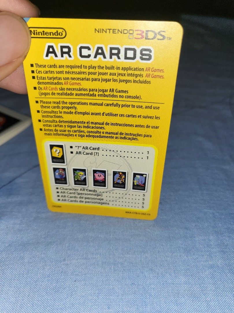 Nintendo AR Cards, Video Gaming, Video Games, Nintendo on Carousell