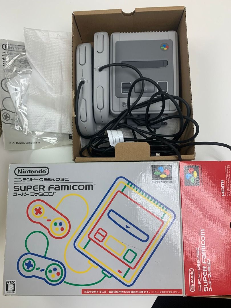 Nintendo Super Famicom - original Japanese version, 電子遊戲, 電子遊戲機 ...