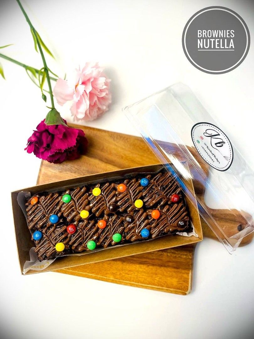 Nuttela Brownies (HALAL), Food & Drinks, Homemade Bakes on Carousell