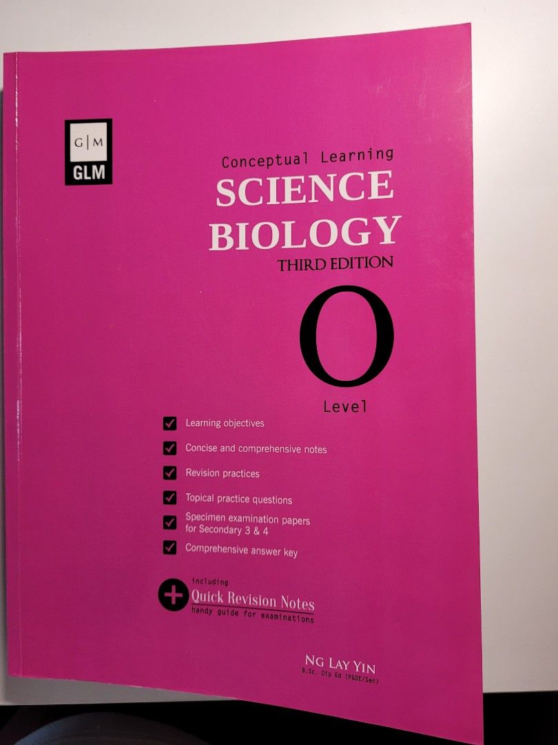 O Level GLM SCI Chemistry, Bio, Physics, Hobbies & Toys, Books ...