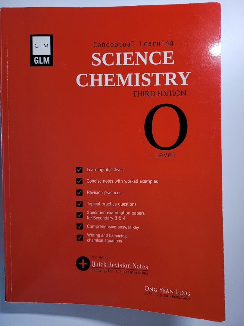 O Level GLM SCI Chemistry, Bio, Physics, Hobbies & Toys, Books ...