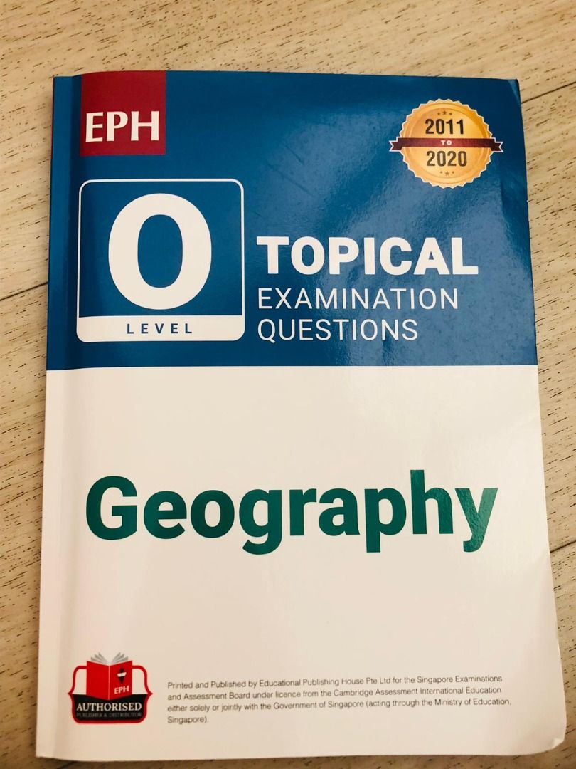 O level Topical Exam Paper 2011-2020 Geography, EPH, Hobbies & Toys ...
