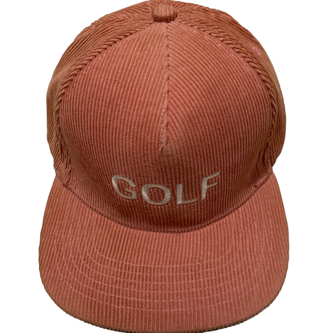 Odd Future GOLF Wang Pink Corduroy Snapback, Men's Fashion, Watches ...