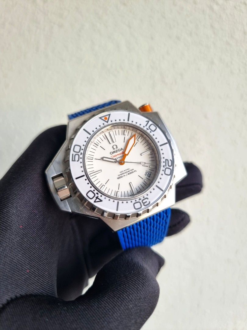 OMEGA PLOPROF WHITE DIAL 22432552104001, Luxury, Watches on Carousell