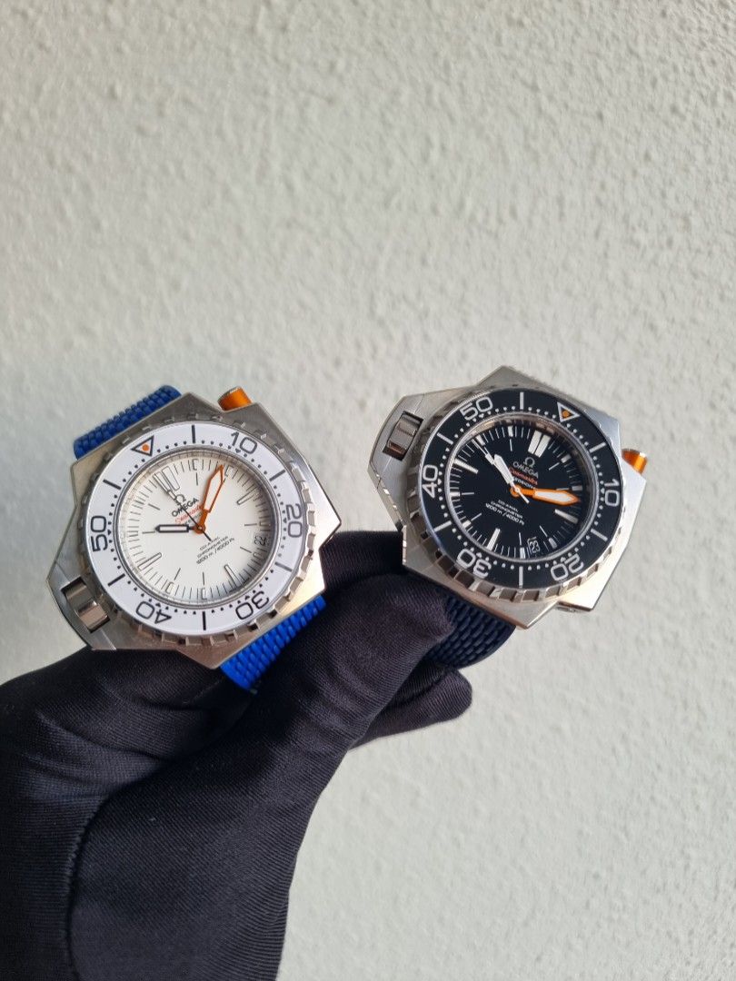 OMEGA PLOPROF WHITE DIAL 22432552104001, Luxury, Watches on Carousell