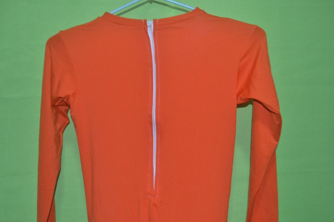 Orange Full Body One-Piece Suit, Men's Fashion, Tops & Sets, Sets ...