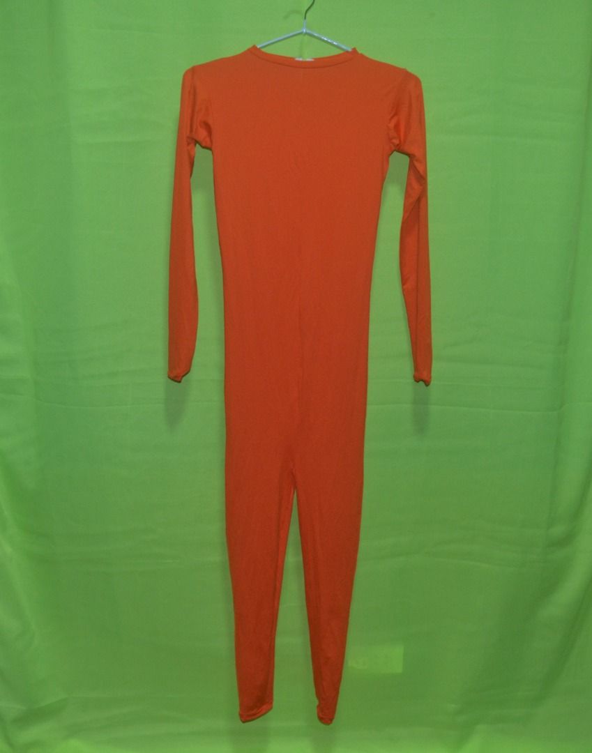 Orange Full Body One-Piece Suit, Men's Fashion, Tops & Sets, Sets ...