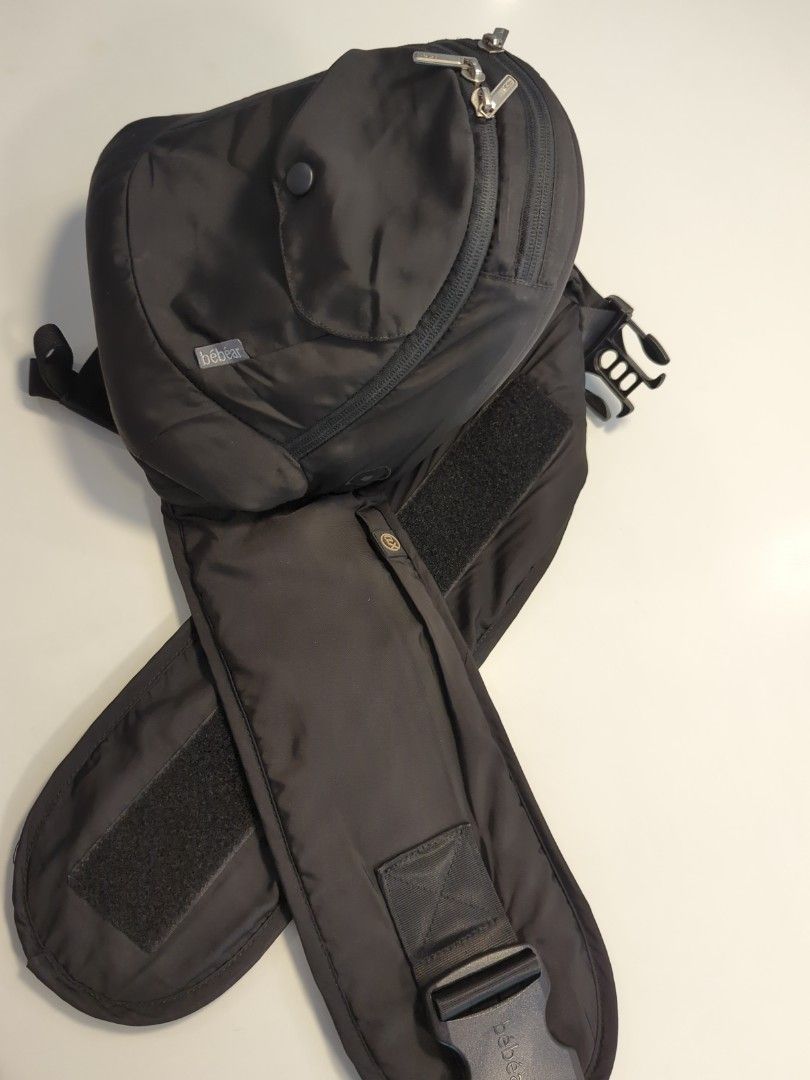Original BEBEAR Hip seat Carrier in Black, Babies & Kids, Going Out ...